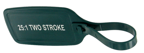 Green 25:1 2-Stroke Fuel Container ID Tag » ovesco