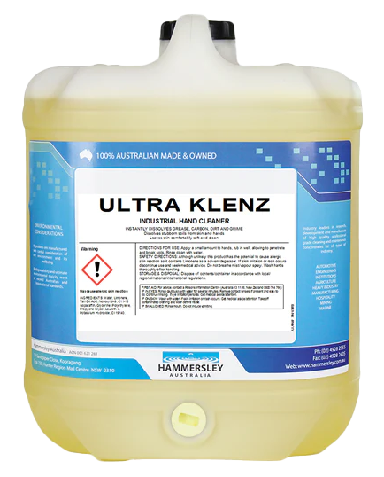 ULTRA KLENZ - Citrus Hand Cleaner with Grit 20Ltr » ovesco