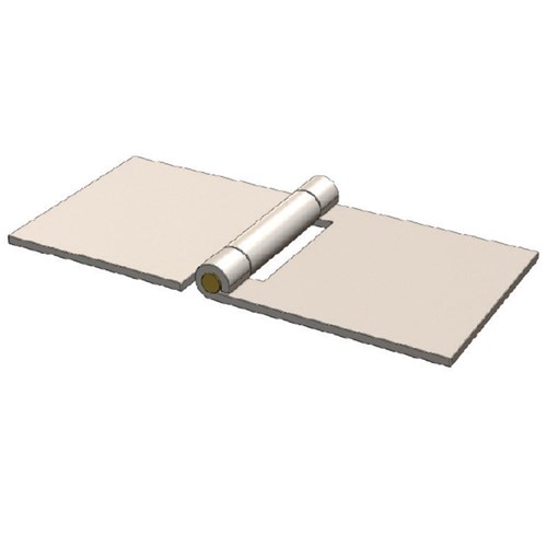 Open Butt Hinge Zinc Plated (76 X 160mm) » ovesco