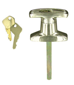 "T" Chrome Handle Small Front Fix Locking » ovesco
