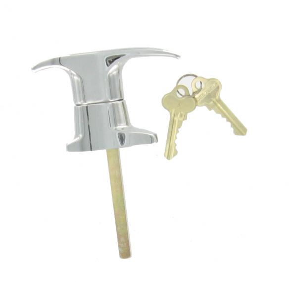 T Handle Chrome Heavy Duty » ovesco