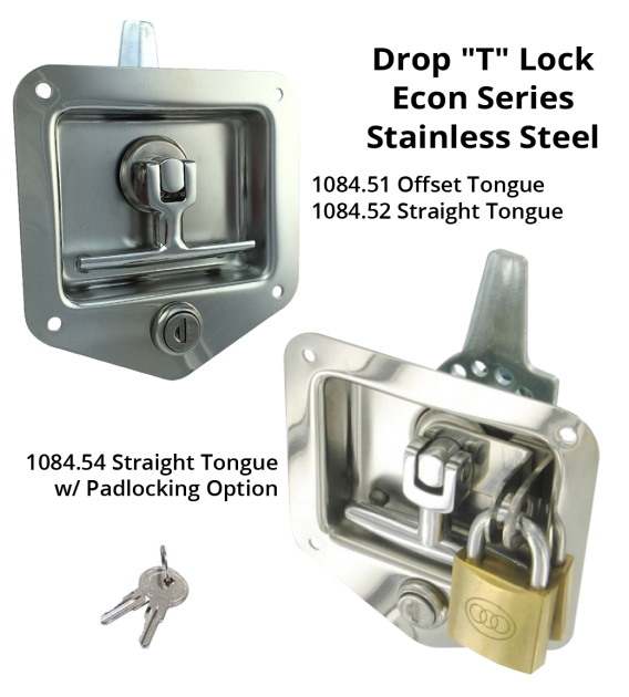 Drop "T" Lock Econ Series Stainless Steel » ovesco