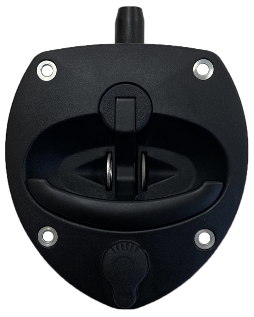 Black Polymide Padlockable Economy Series Drop T Lock » ovesco