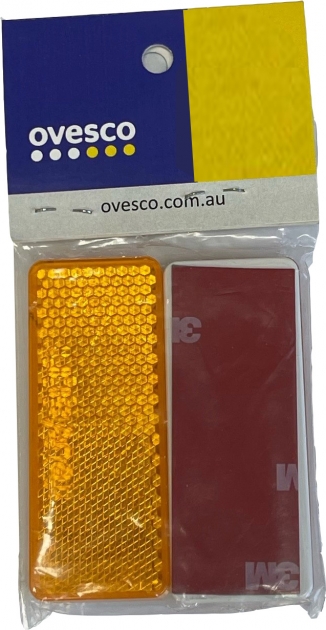 Amber Reflector 64 x 28 Twin Pack » ovesco