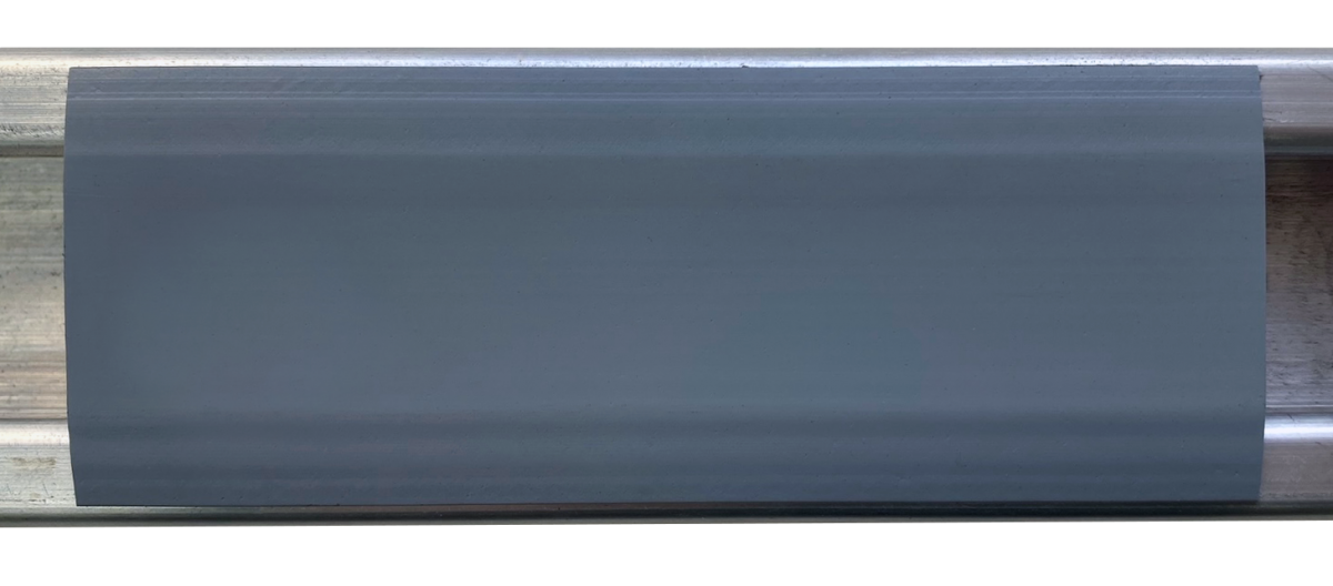 Channel Closure Strip PVC Dark Grey 1.5m » ovesco