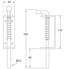 Heavy Duty Shot Bolts for Secure Locking | Ovesco