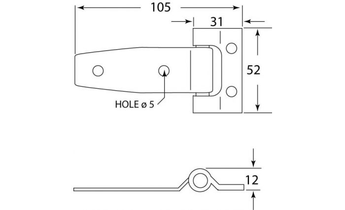 Buy Blade Hinges Online | Heavy-Duty, Fast Delivery | Ovesco