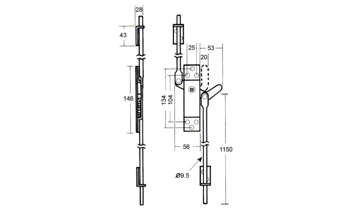Buy 2 & 3-Way Rod Locks Online | Fast Delivery | Ovesco