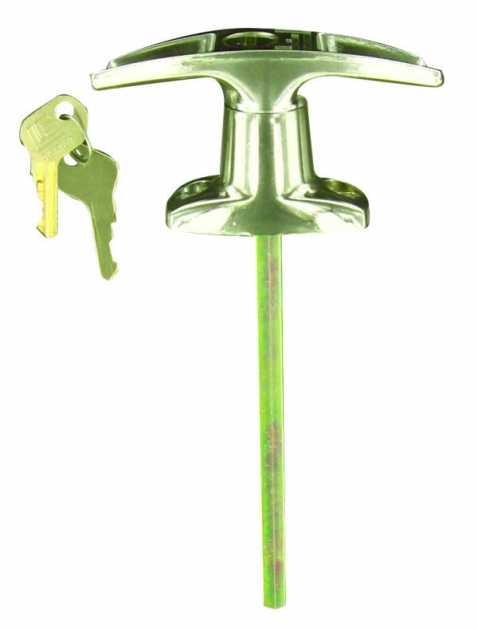 " T" Chrome Handle Rear Fix Locking » ovesco