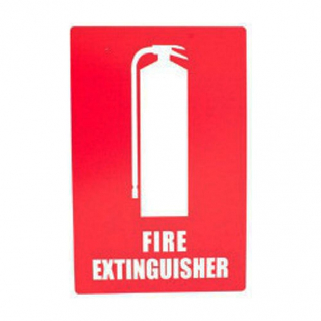 Extinguisher Sign (Small Sticker) » ovesco