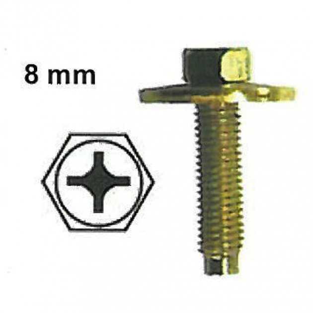 Hex Cross Bolt with Washer Gold » ovesco