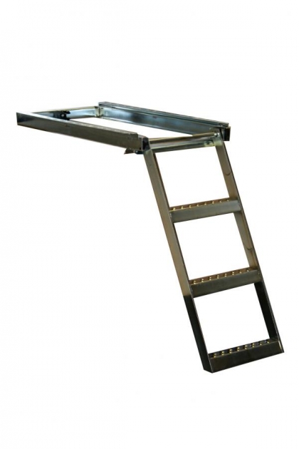 Pull Out Ladder 3 Step ZP Steel » ovesco